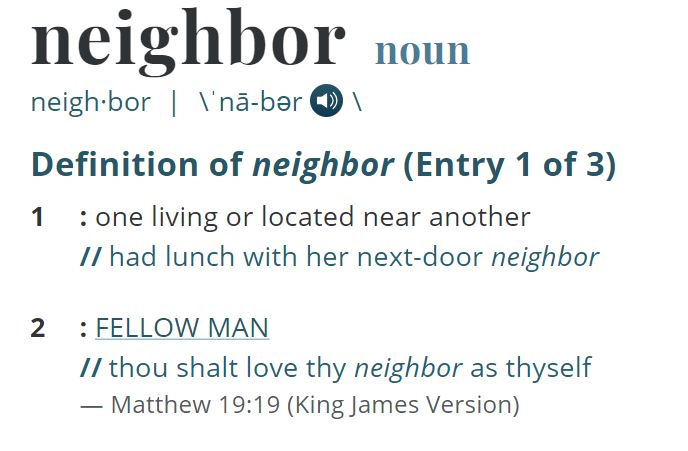 Who is My Neighbor? – United Presbyterian Church
